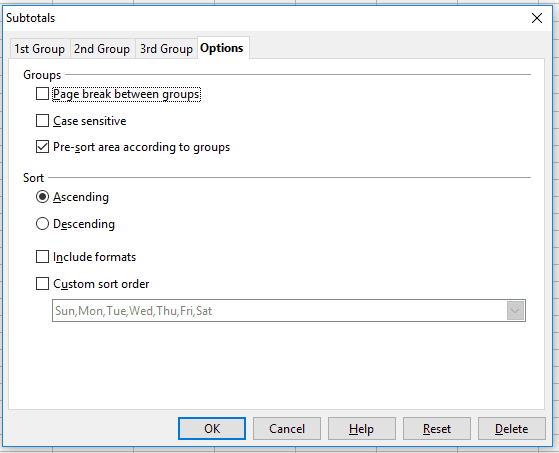 Comprehensive Notes Creating Subtotals Class 10 With MS Office And Open ...