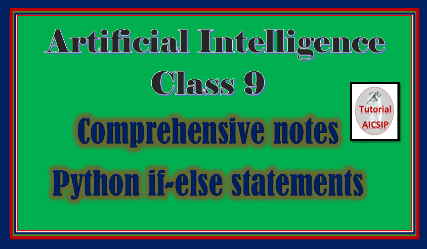 Comprehensive Solution Artificial Intelligence Class 9 Suggested