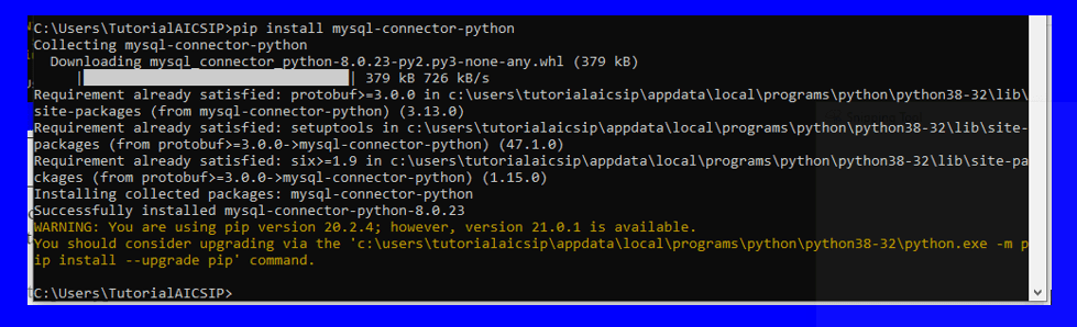 Python Mysql Connectivity Class 12 In 4 Easy Steps Tutorialaicsip