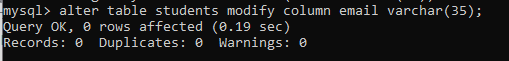 Comprehensive Notes Ddl Commands In Mysql Ip Class 11