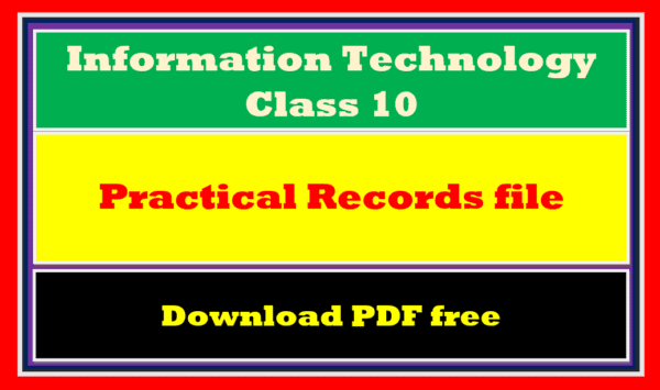 It 402 Practical File Class 10 Best Pdf Sample For 2022 23 7012